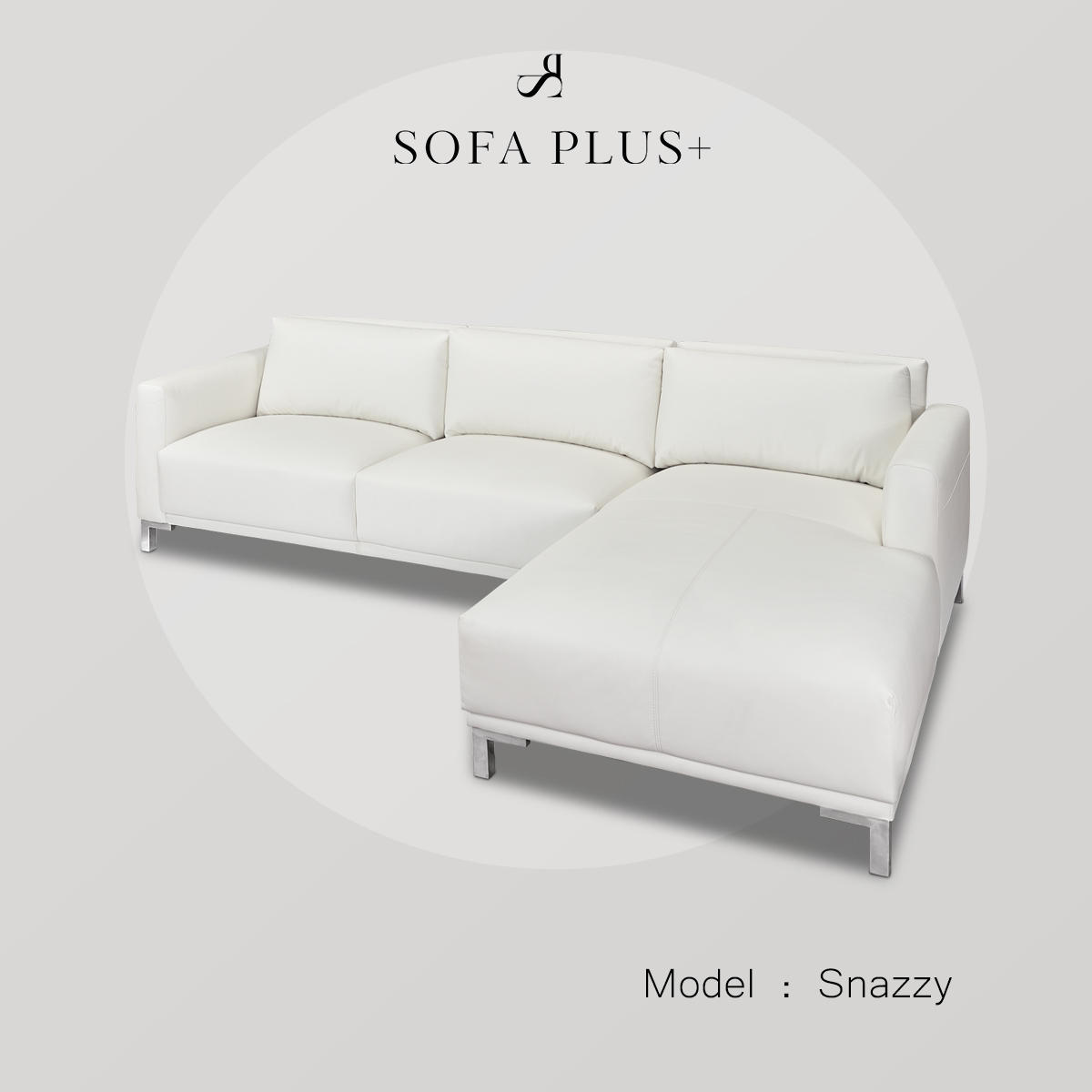 Sofa Plus | โซฟา L-Shape รุ่นSnazzy ขนาด 270 x 170 CM 270 cm ...