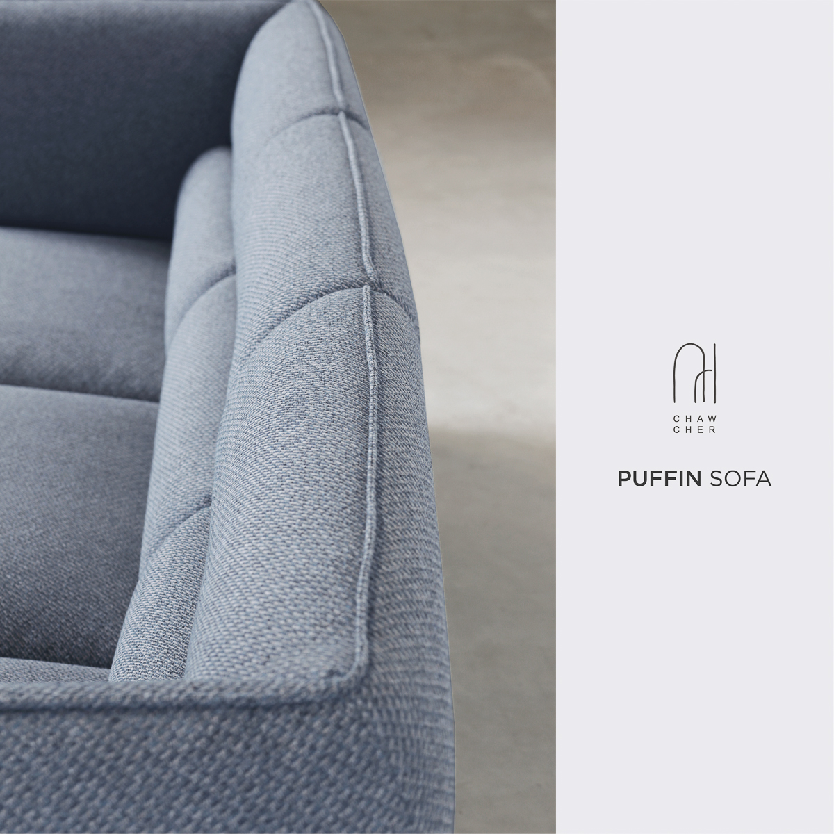 ฌ เฌอ โซฟา พัฟฟิน 1 ที่นั่ง ไม่มีแขน Puffin Sofa 81 cm genuineLeather ...