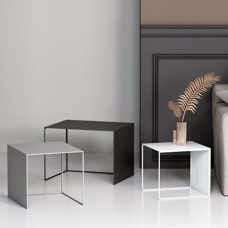 MY DOLLS HOUSE โต๊ะเหล็ก รุ่นบ็อกซ์ไลน์ BOX LINE TABLE มีสีให้เลือก ...