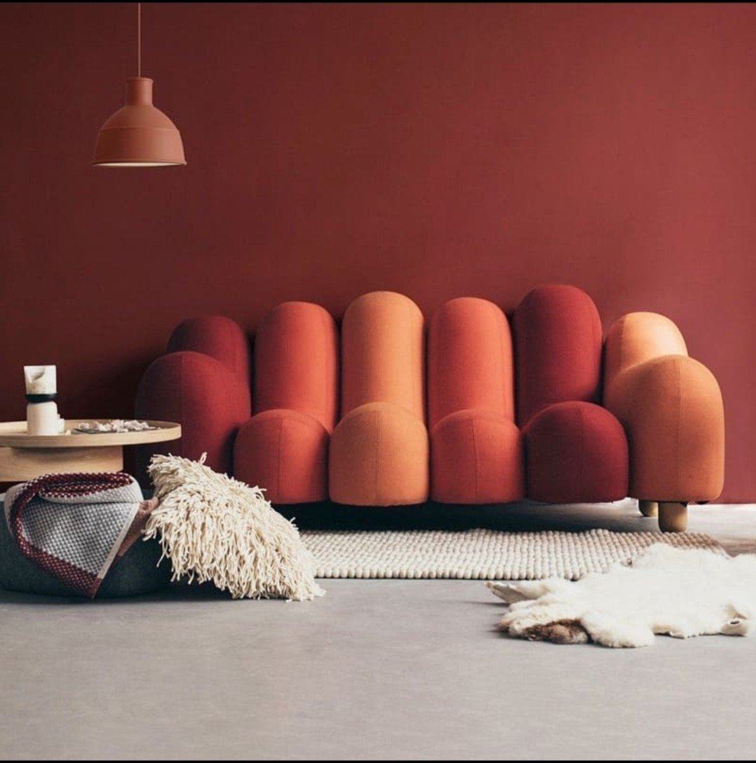 โซฟา รุ่นไอโคนิค ICONIC SOFA 180 cm velvet สีฟ้า BLUE - บริษัท บิ้ลท์ ...