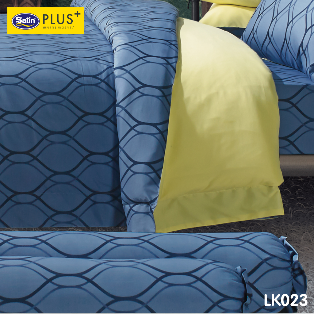 Satin Plus Luckyme ชุดผ้าปูที่นอน+ผ้านวม LK023 ขนาด 5 ฟุต 6 ชิ้น - บริษัท โชคลาภบุญไชย จำกัด ...