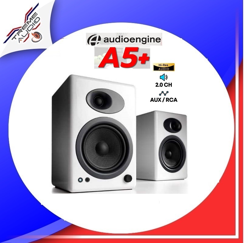 Audioengine ลำโพงคู่พร้อมแอมป์ขับในตัว A5+ Wireless Speaker รับประกันศูนย์ไทย 3 ปี - ThaiPick