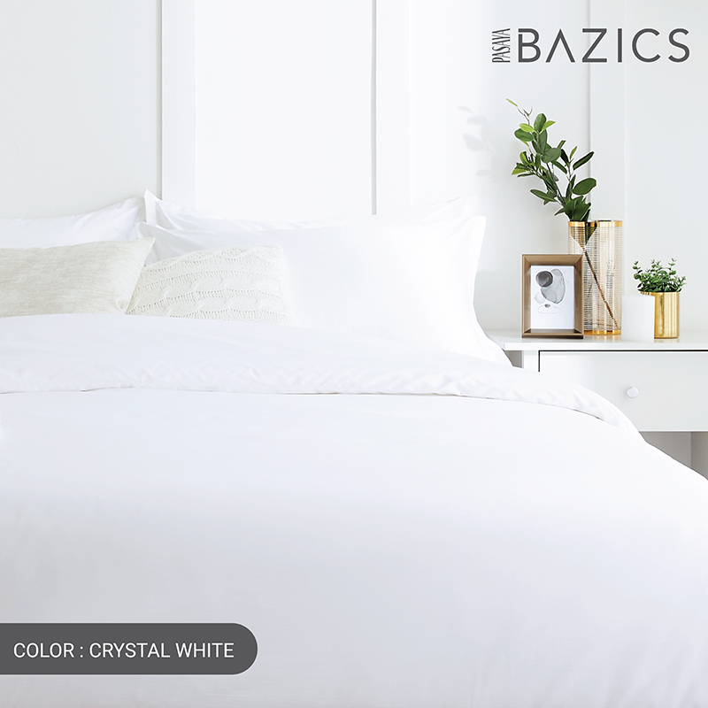 PASAYA BAZICS ปลอกหมอนหนุน - Ordinary Collection 800 เส้นด้าย CRYSTAL WHITE 19x29 นิ้ว - บริษัท ...