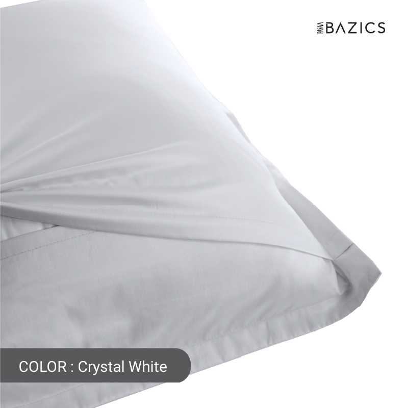 PASAYA BAZICS ปลอกหมอนหนุน - Ordinary Collection 800 เส้นด้าย CRYSTAL WHITE 19x29 นิ้ว - บริษัท ...