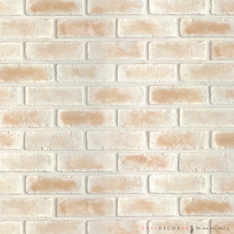 CHICDECOR4U วอลไวนิลสติ๊กเกอร์ลายไม้สักน้ำตาลส้ม MDP-2651 กว้าง100ซม ...