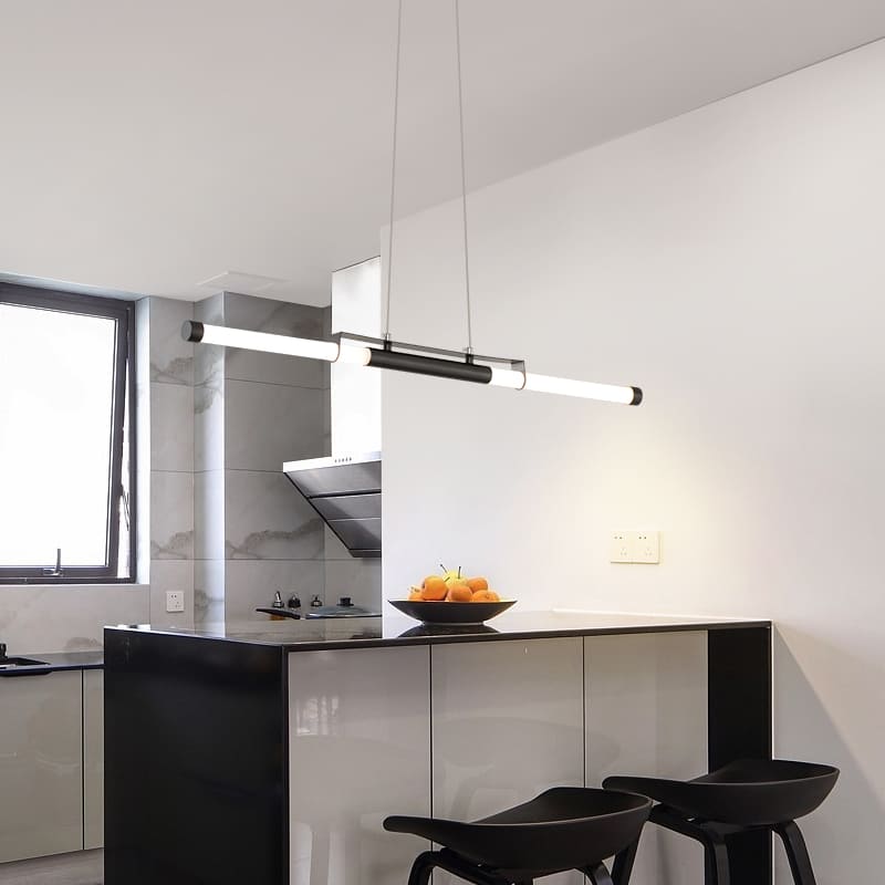 Home Studio โคมไฟแต่งบ้านติดเพดาน - Tube Designed Dining Table Ceiling ...