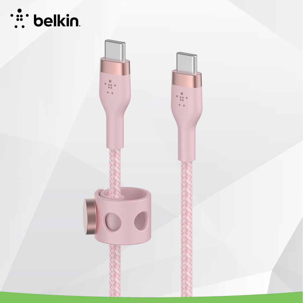 Belkin สายชาร์จ USB-C to USB-C ยาว 1ม. รองรับกำลังไฟ 60W สายถักรุ่น ...