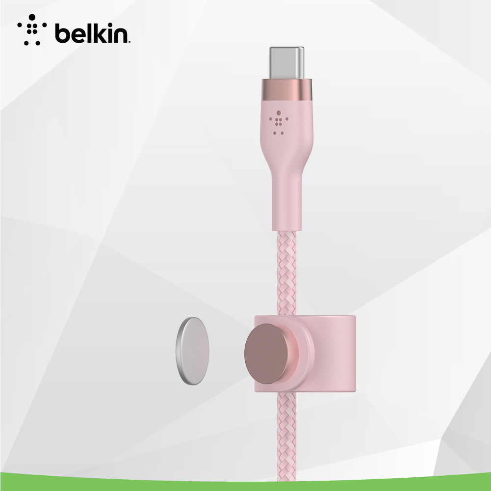 Belkin สายชาร์จ USB-C to USB-C ยาว 1ม. รองรับกำลังไฟ 60W สายถักรุ่น ...
