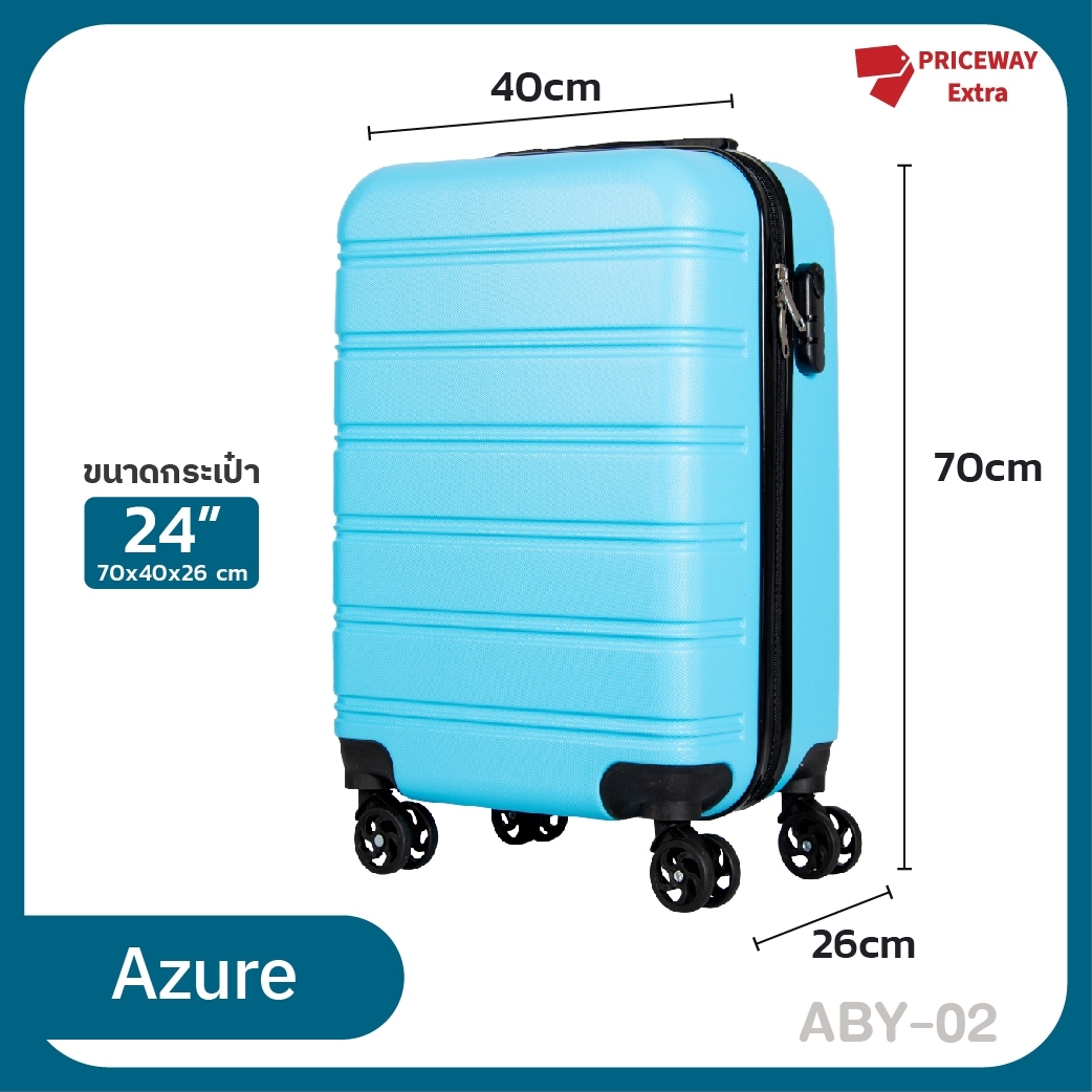 ABBY กระเป๋าเดินทาง กระเป๋าล้อลาก ล้อหมุนได้ TSA Lock 20 นิ้ว 24 นิ้ว ...