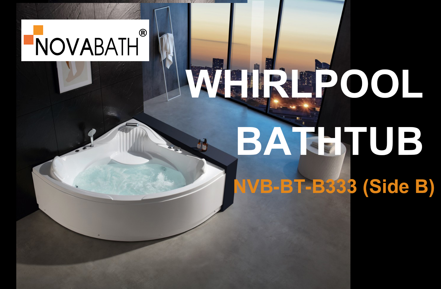 Novabath อ่างอาบน้ำหินสังเคราะห์แบบลอยตัว NVB-OLBT8301 ขาว 1 ท่าน เรียบหรู - บริษัท โนวาเทร็นด้า ...