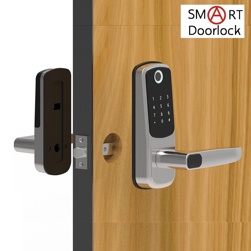 Conlock กลอนดิจิตอล ปลดล็อค6ระบบ แทนลูกบิดเดิม ล็อคยาว digital door ...