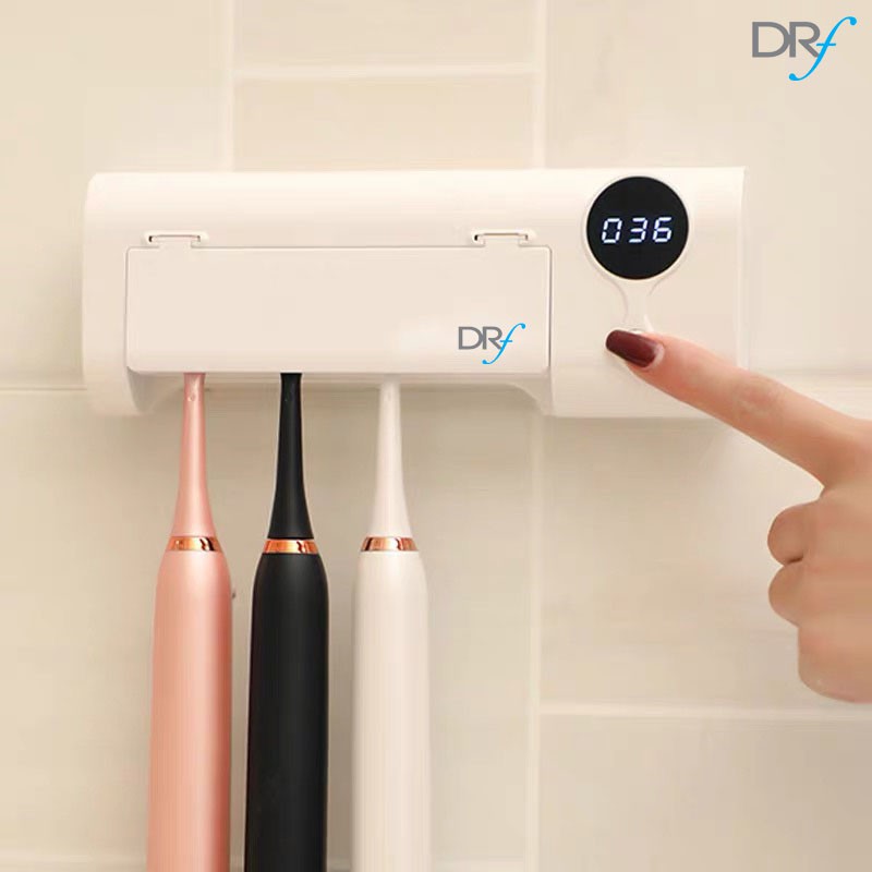 Dr.faucet เครื่องเก็บแปรงสีฟัน รุ่น TB001 สีขาว 20.00cm L x 4.00cm W ...