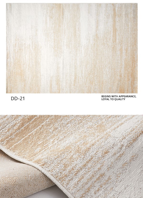 MJhomedesigns พรมรุ่น DD21 สีครีม 1.6x2.3m โมเดิร์น - ThaiPick