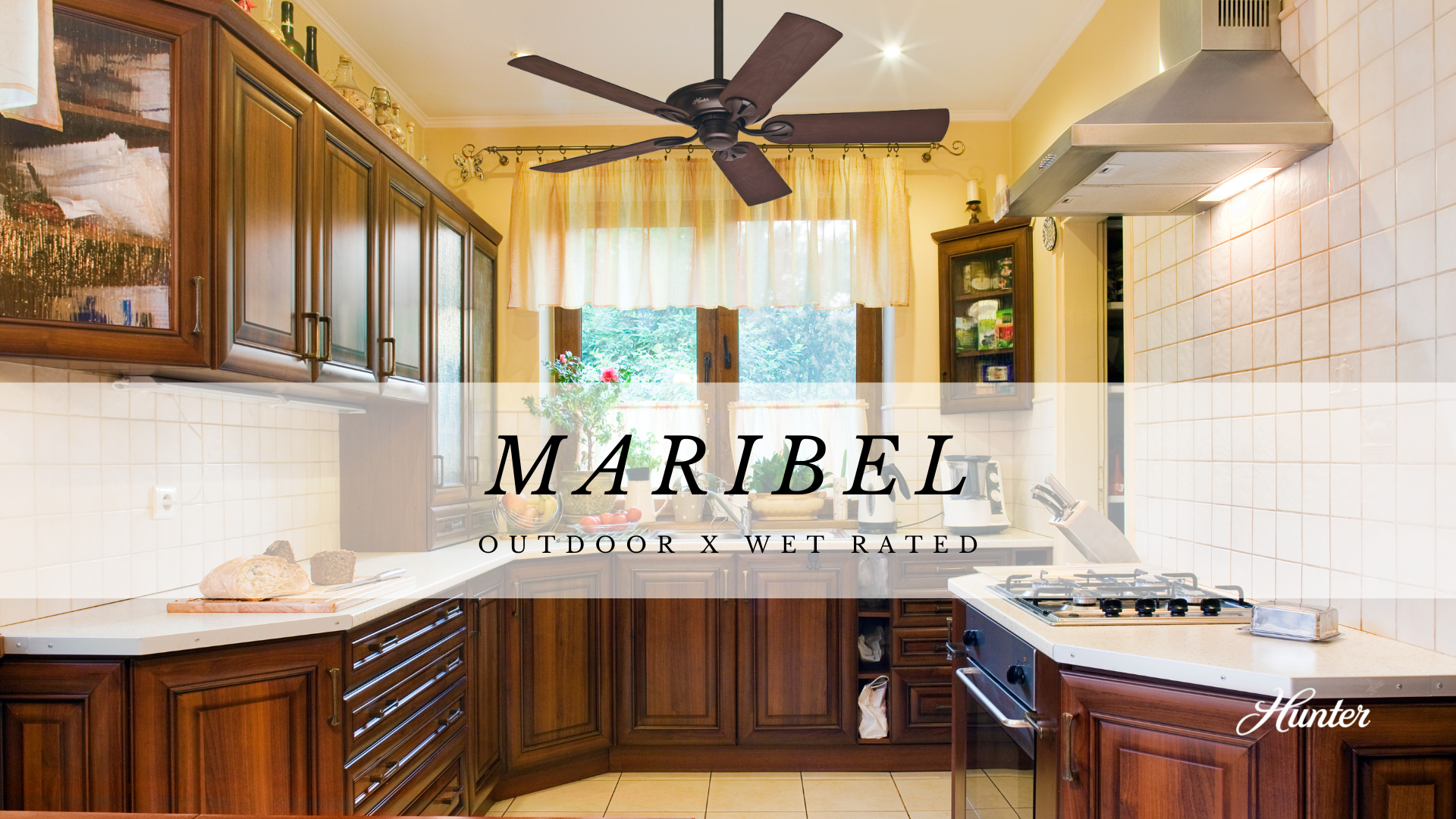 พัดลมเพดาน Hunter Fan รุ่น Maribel ขนาด 52 นิ้ว สี New Bronze - Outdoor ...