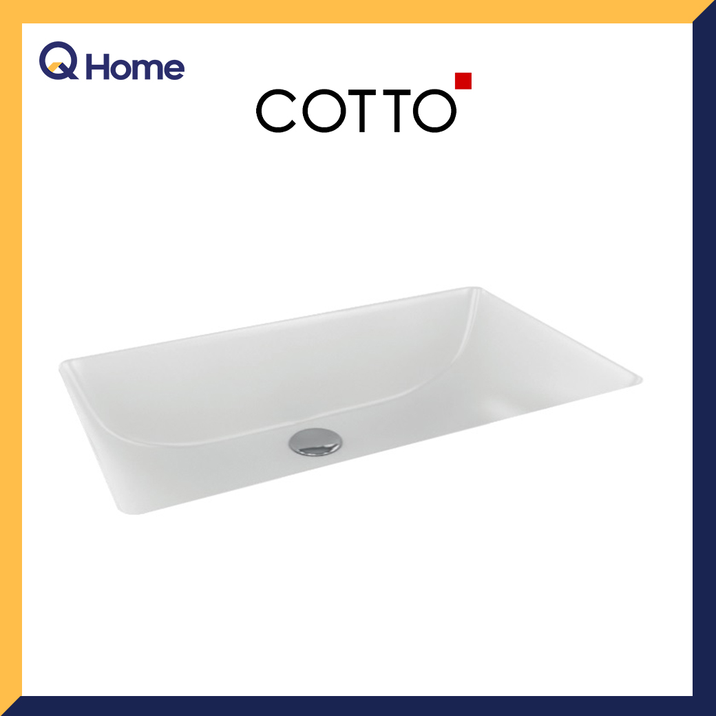 COTTO PR. อ่างล้างหน้า ชนิดฝังใต้เคาน์เตอร์ รุ่น C05157 (Hygienic ...