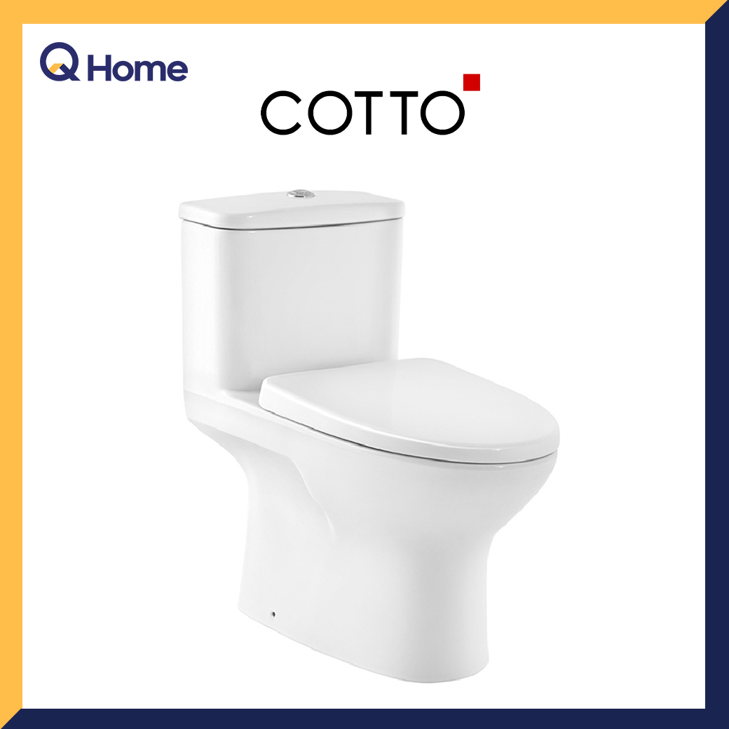 [ราคาดีที่สุด ] COTTO สุขภัณฑ์ชิ้นเดียว อัตโนมัติ รุ่น C10257 OPTIMUM E ...