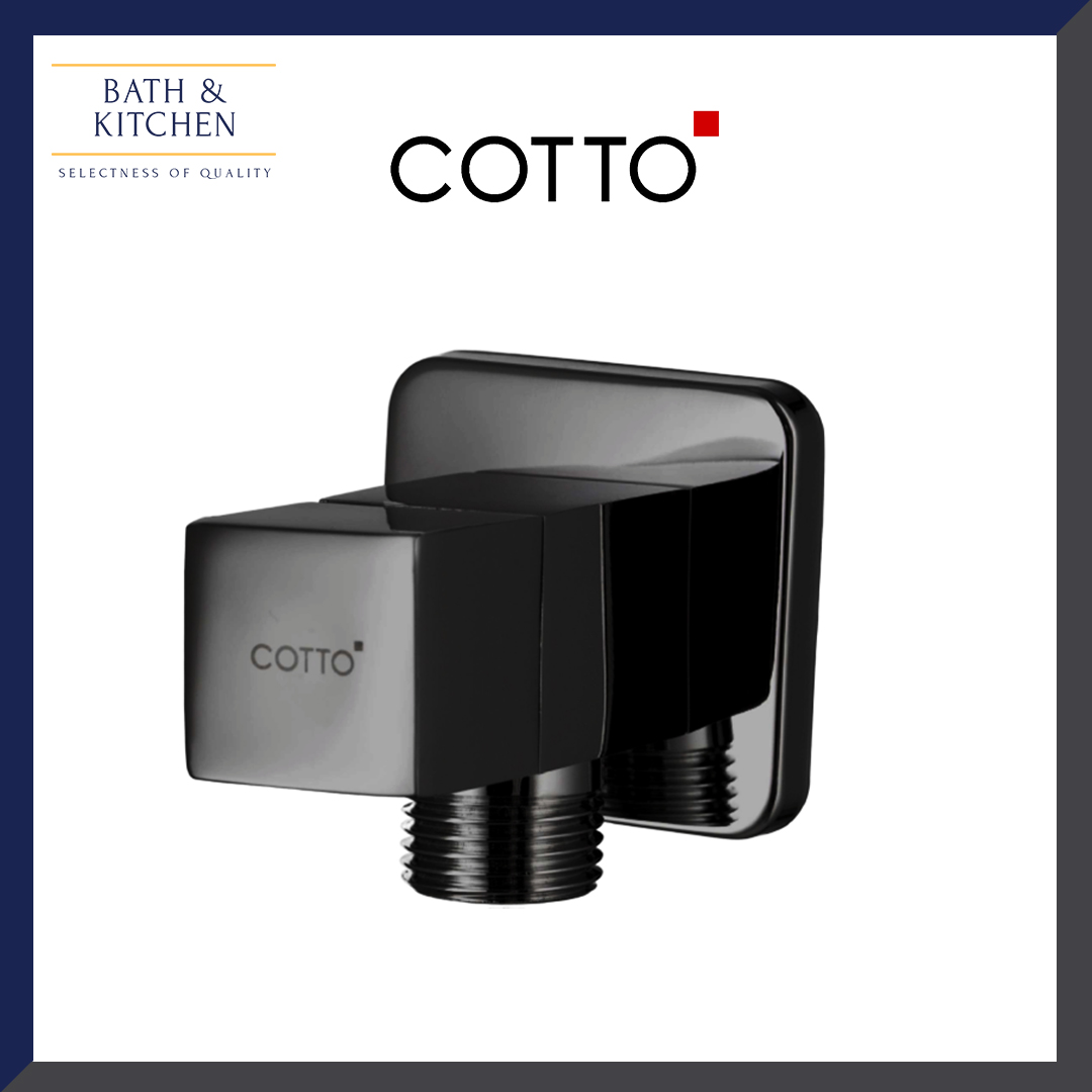 COTTO สต๊อปวาล์ว (Stop Valve) รุ่น CT1700#BL สีดำ สีดำ - บริษัท คิว ...