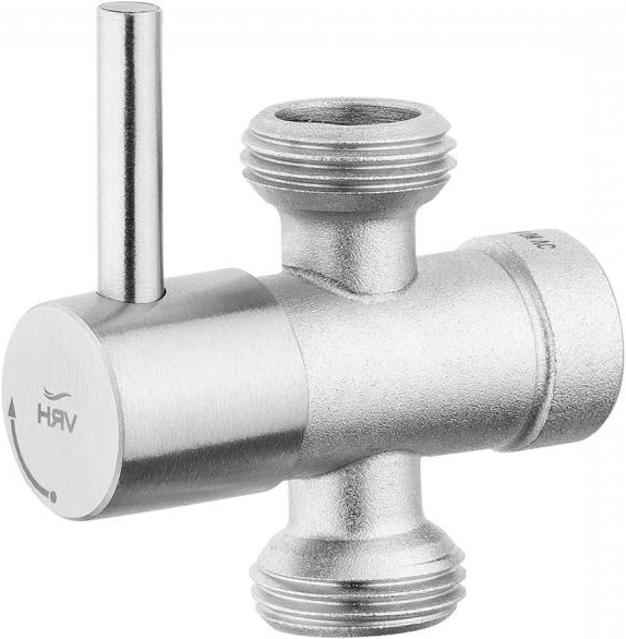 VRH สต๊อปวาล์ว 3 ทาง (เข้า 1 ออก 2) รุ่น HFVJC-9120K12 สีสเตนเลส สเตนเล ...