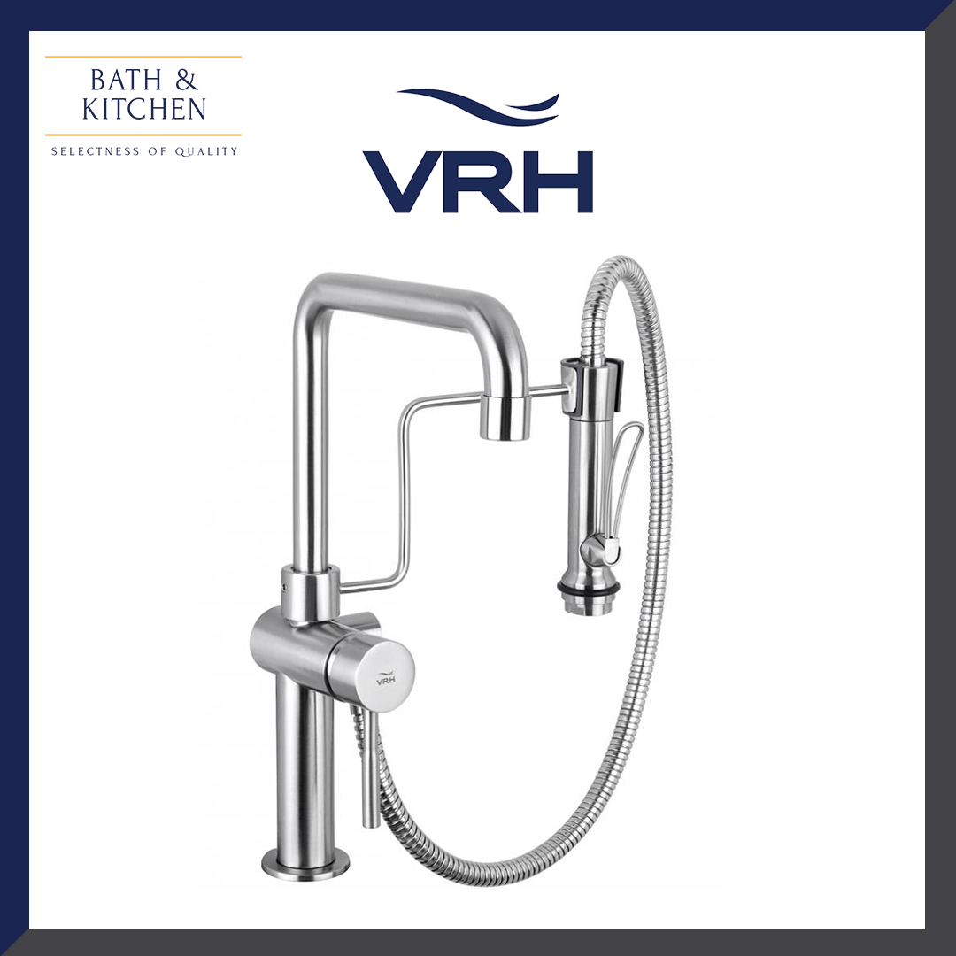 VRH ก๊อกซิงค์ล้างจาน แบบตั้งพื้น รุ่น HFVSP-1000A8 สีสเตนเลส สีสเตนเลส ...