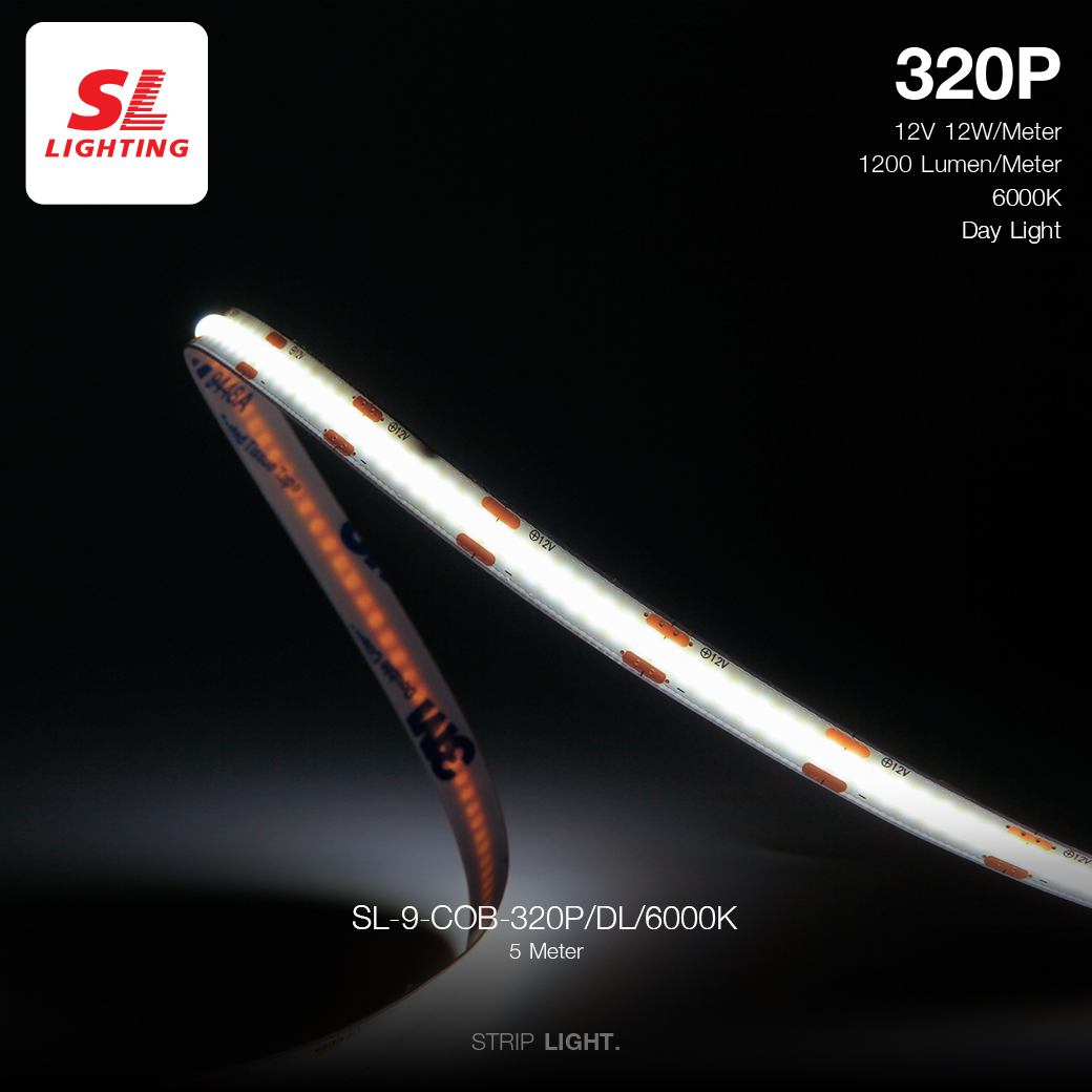 SL LIGHTING | Strip Light (COB&SMD)- ไฟเส้นแอลอีดี สวย สว่าง สมูท ยาว 5 ...