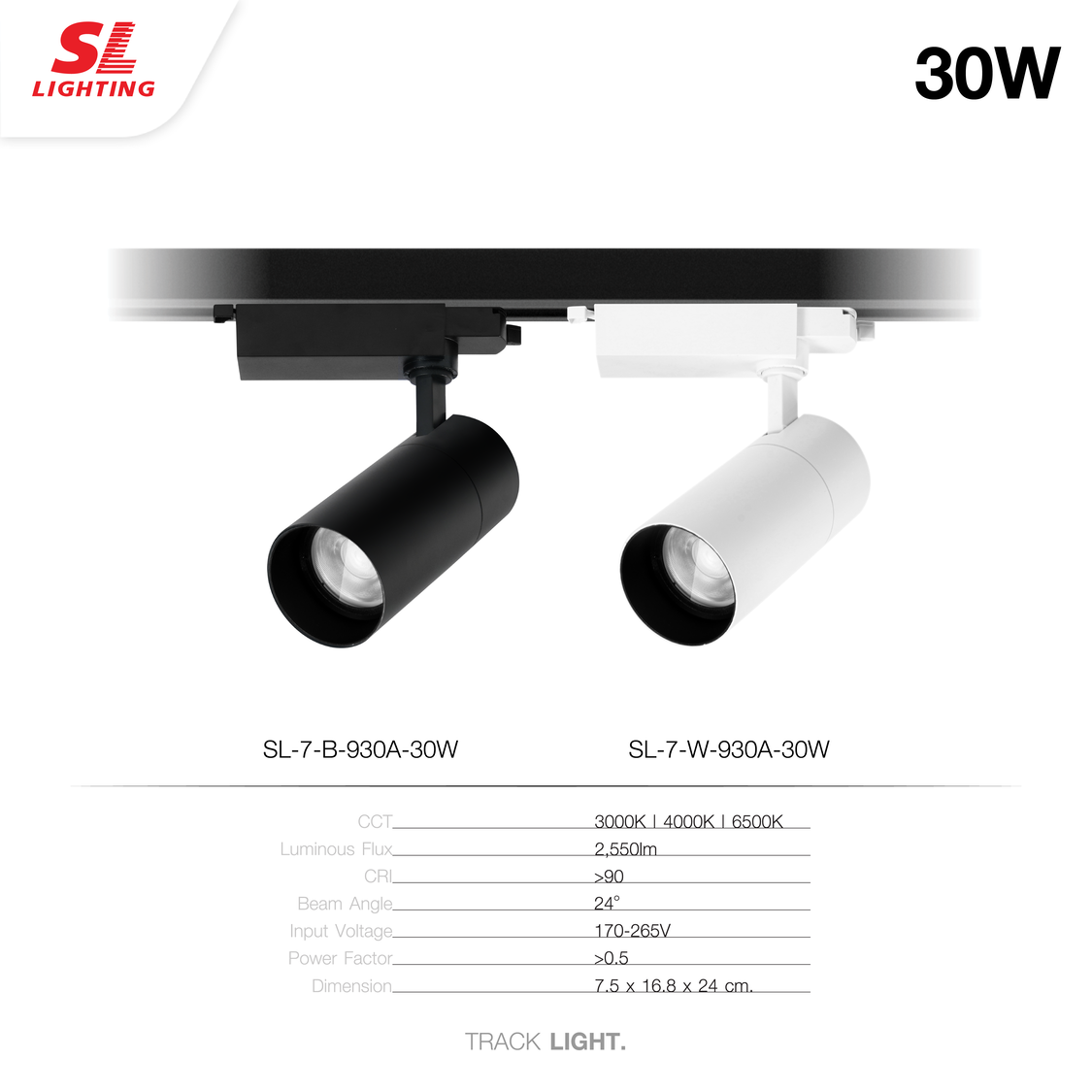 SL LIGHTING | LED Track Light โคมไฟสปอร์ตไลท์ โคมไฟส่องรูปภาพส่องผนัง ...