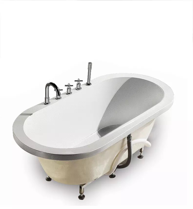 Bear in the Bath อ่างอาบน้ำ Model : BU-6306_3-1 ขนาด 750x1500x600 ขาว ...