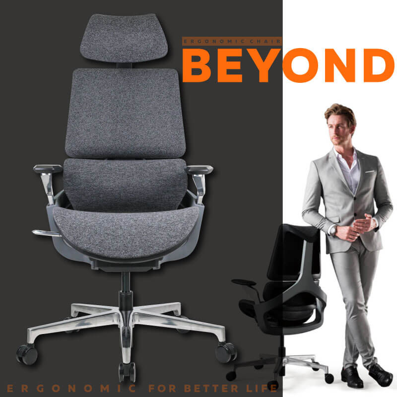 Ergotrend เก้าอี้เพื่อสุขภาพเออร์โกเทรน รุ่น Beyond grey - บริษัท เอ็มพีซินเนอร์จี จำกัด - ThaiPick