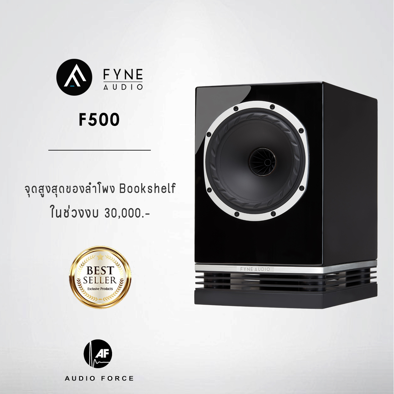 Fyne Audio F500 ลำโพงวางหิ้งจุดสูงสุดในช่วงงบ3หมื่นบาทขึ้นไป Piano ...