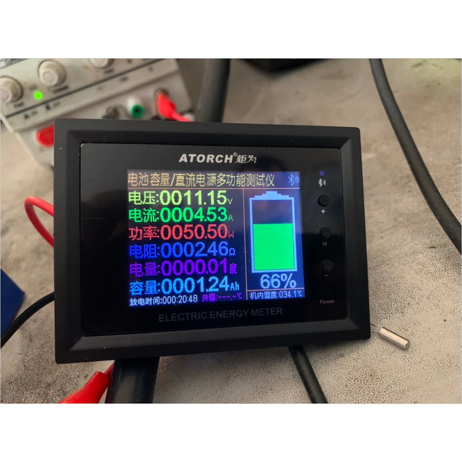 เครื่องวัดไฟฟ้า ATORCH DT24 HD IPS Bluetooth display DC 0-380V Power ...