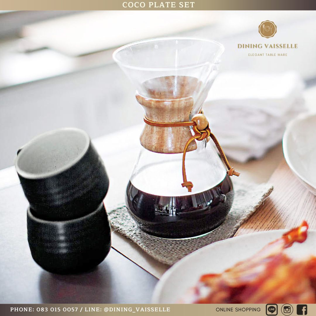 Dining Vaisselle ชุดจานสีดำ Modern Black CoCo Plate Set สไตล์โมเดิร์น ...
