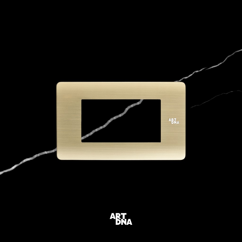 ART DNA รุ่น A85 หน้ากาก 2 ช่อง Frame 2 Gang ขนาด 2x4 สีทอง ปลั๊กไฟ ...