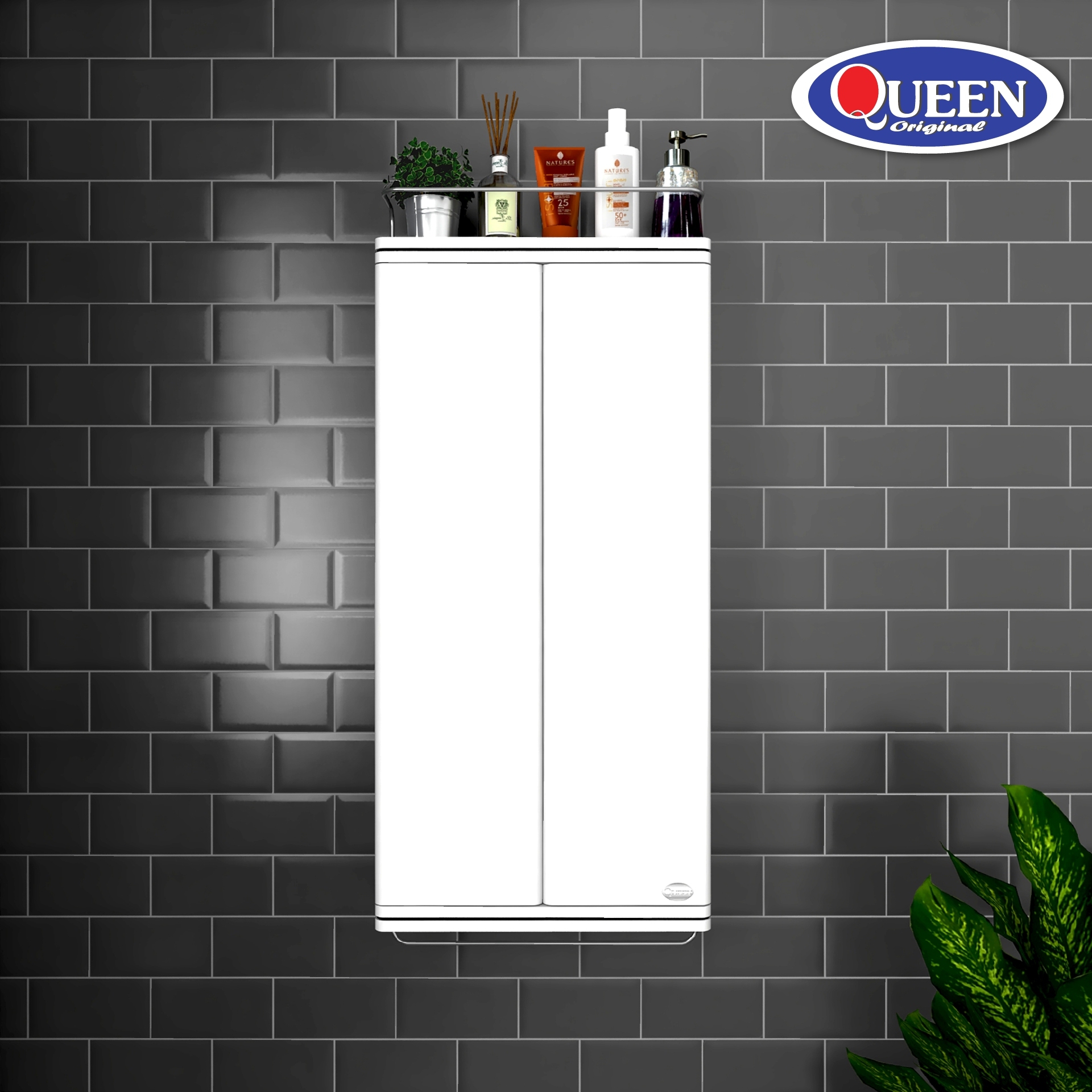 Queen Click ตู้เก็บของ ตู้เก็บของในห้องน้ำ ตู้เก็บของอเนกประสงค์ ตู้ใส่ ...