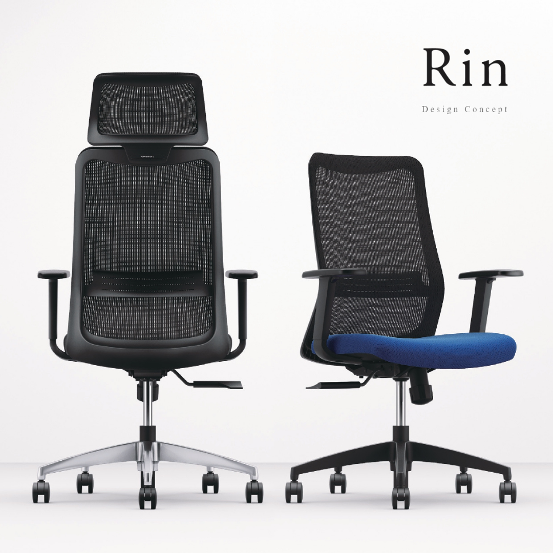 OKAMURA เก้าอี้รุ่น RIN CHAIR FIXED SEAT3D ARMREST EXTRA COLOR RED ...