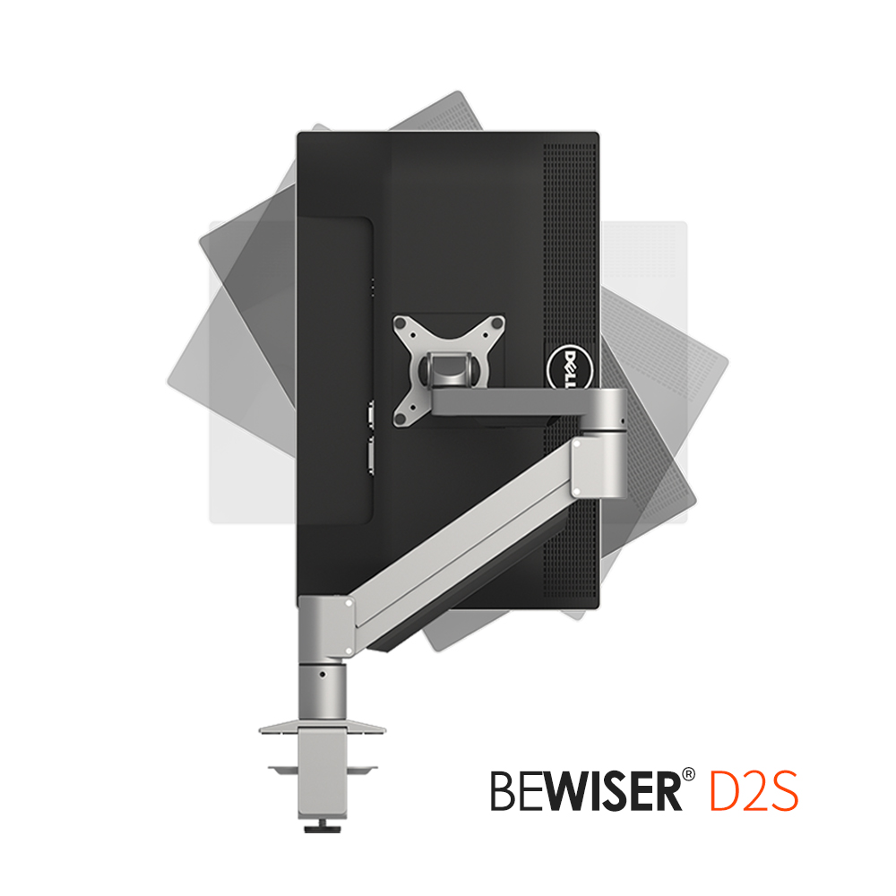 Homu Craft ขาตั้งจอมอนิเตอร์ Bewiser D2S สีเงิน - ThaiPick