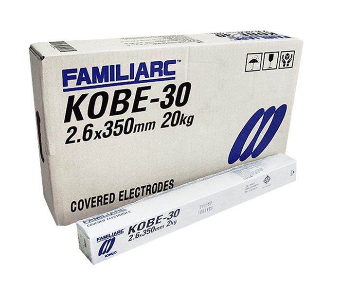 KOBE ลวดเชื่อม KOBE 30 2.6mm. 1 ลัง 10ห่อ 20 กิโลกรัม (ห่อละ 2 กก.) ของ ...