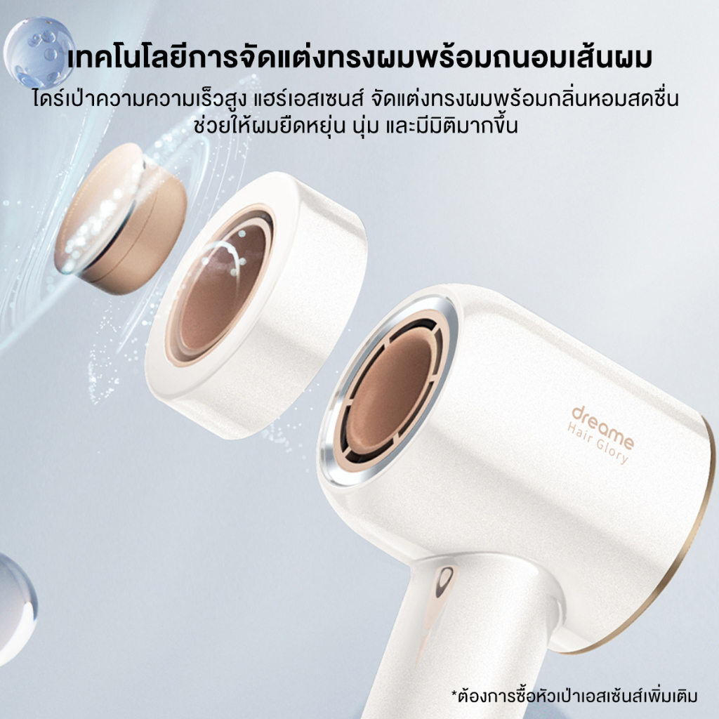 Dreame Hair Glory High-speed Hair Dryer ไดร์เป่าผมความเร็วสูง ...