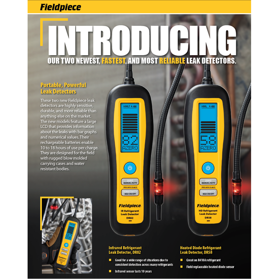 Field Piece l Leak Detector Heat Diode Sensor l Model : DR58 เครื่อง ...