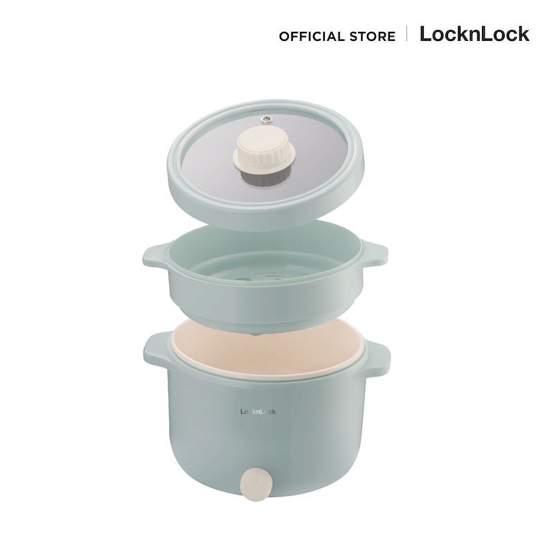 LocknLock หม้อต้มไฟฟ้าอเนกประสงค์ Electric Multi Pot ความจุ 2 ลิตร รุ่น ...