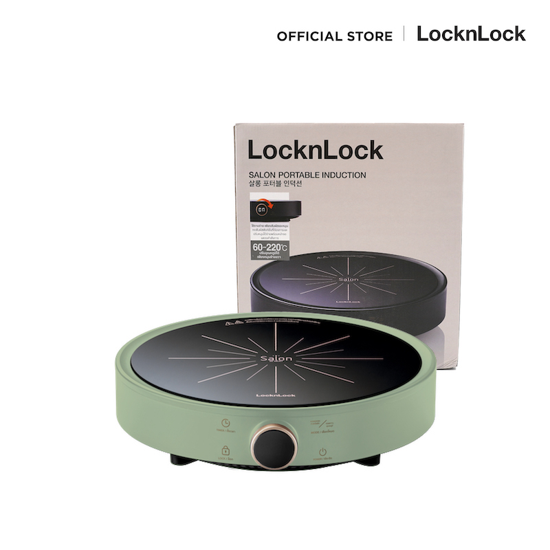 LocknLock - เตาอินดักชั่นแบบพกพา Salon Induciotion FS-IC001-2 สีมินท์ - บริษัท ล็อก แอนด์ ล็อก ...