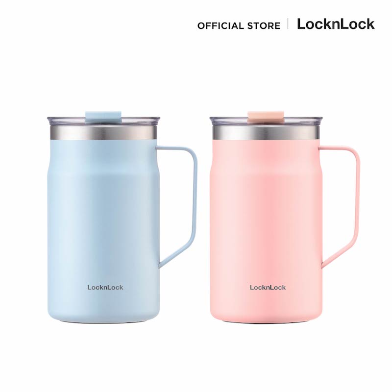 LocknLock แก้วน้ำเก็บอุณหภูมิ Metro Mug ความจุ 600 ml. รุ่น LHC4282 ...