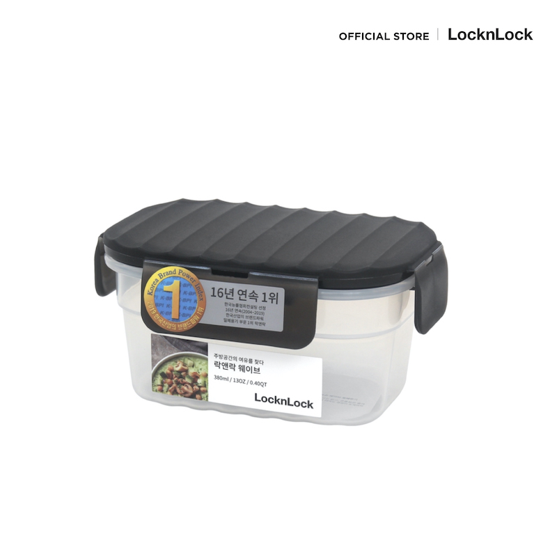 LocknLock กล่องถนอมอาหาร LocknLock WAVE ความจุ 380 ml. รุ่น LWC201 ...