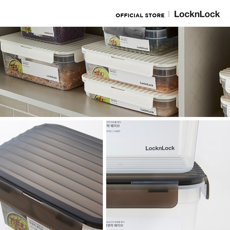 LocknLock กล่องถนอมอาหาร LocknLock WAVE ความจุ 670 ml. รุ่น LWC203 ...