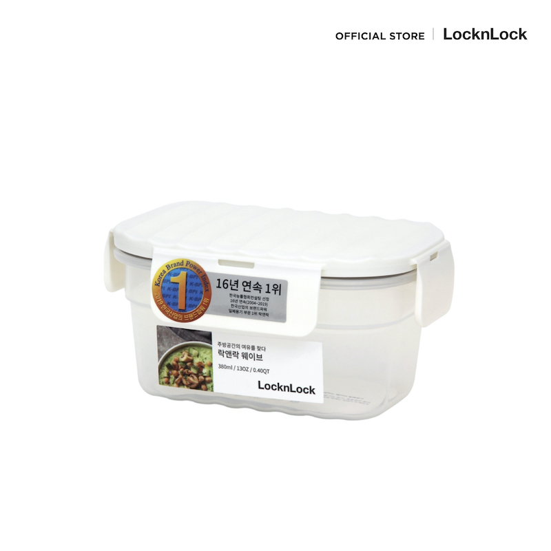 LocknLock กล่องถนอมอาหาร LocknLock WAVE ความจุ 380 ml. รุ่น LWC201 ...