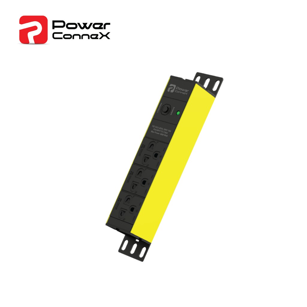 PowerConneX ปลั๊กไฟ (PXC5PHTTO-TS03) ขนาด 3 ช่อง มีระบบป้องกันไฟกระชาก (16A 3680Watt) - บริษัท ...