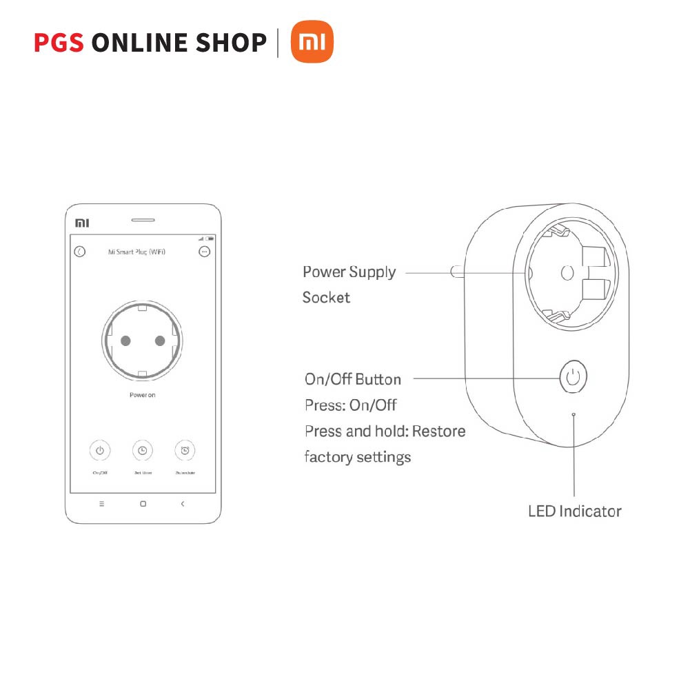 Mi Smart Plug WiFi ปลั๊กไฟอัจฉริยะ - บริษัท โปรเฟสชั่นนัล โกลบอล ...