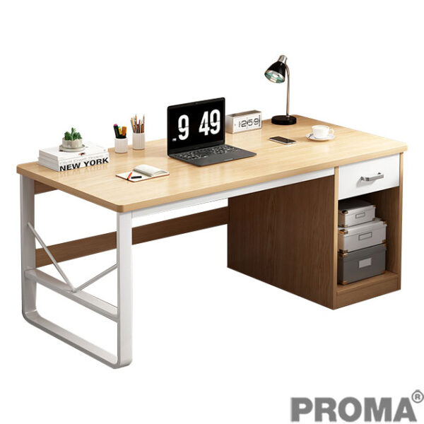 PROMA โต๊ะทำงาน โต๊ะคอมพิวเตอร์ ขาโลหะ พร้อมลิ้นชัก Computer Desk Desktop Modern With Drawer ...