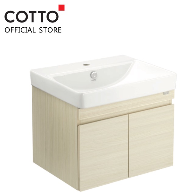 COTTO ตู้เก็บของใต้อ่างล้างหน้าแบบแขวนผนัง รุ่น V00163VA ตู้รวมอ่าง ...