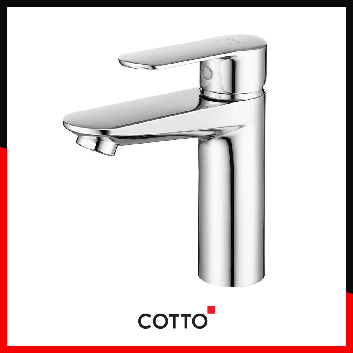 COTTO รุ่น CT1241A#BL ก๊อกน้ำเย็น LEVER HANDLE BASIN FAUCET ดำ Standard ...