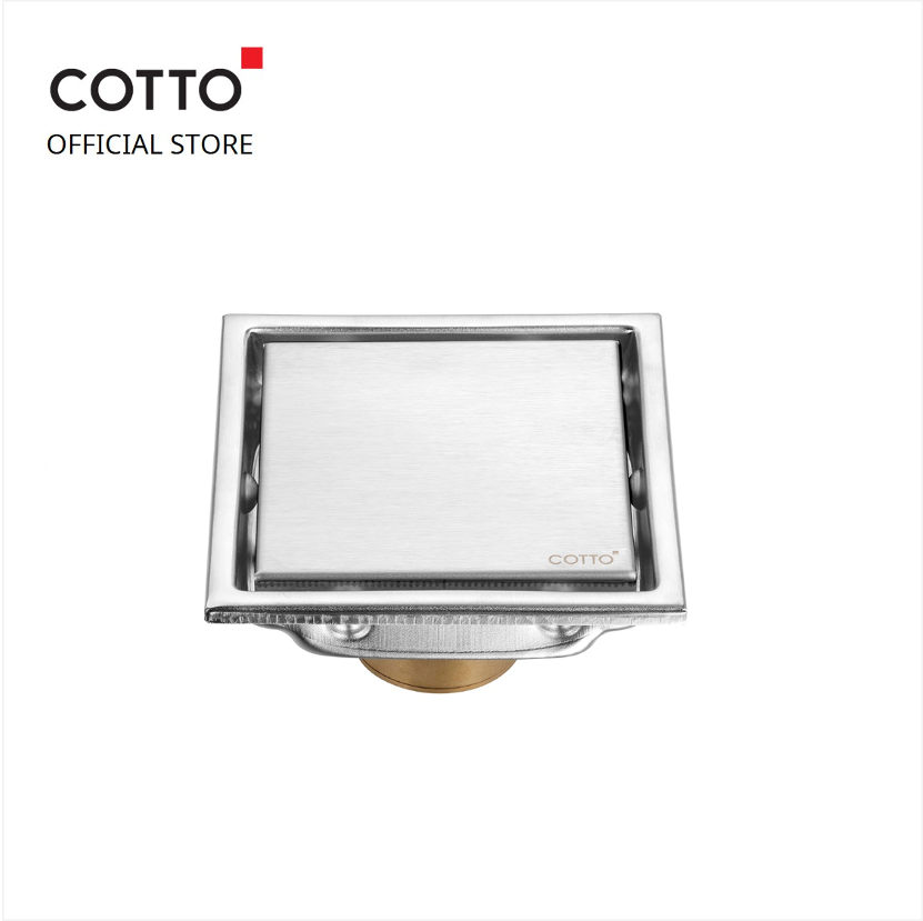 COTTO ตะแกรงน้ำทิ้งสเตนเลสเหลี่ยม รุ่น CT6403Z2PHM 10.00cm x 10.00cm สี ...
