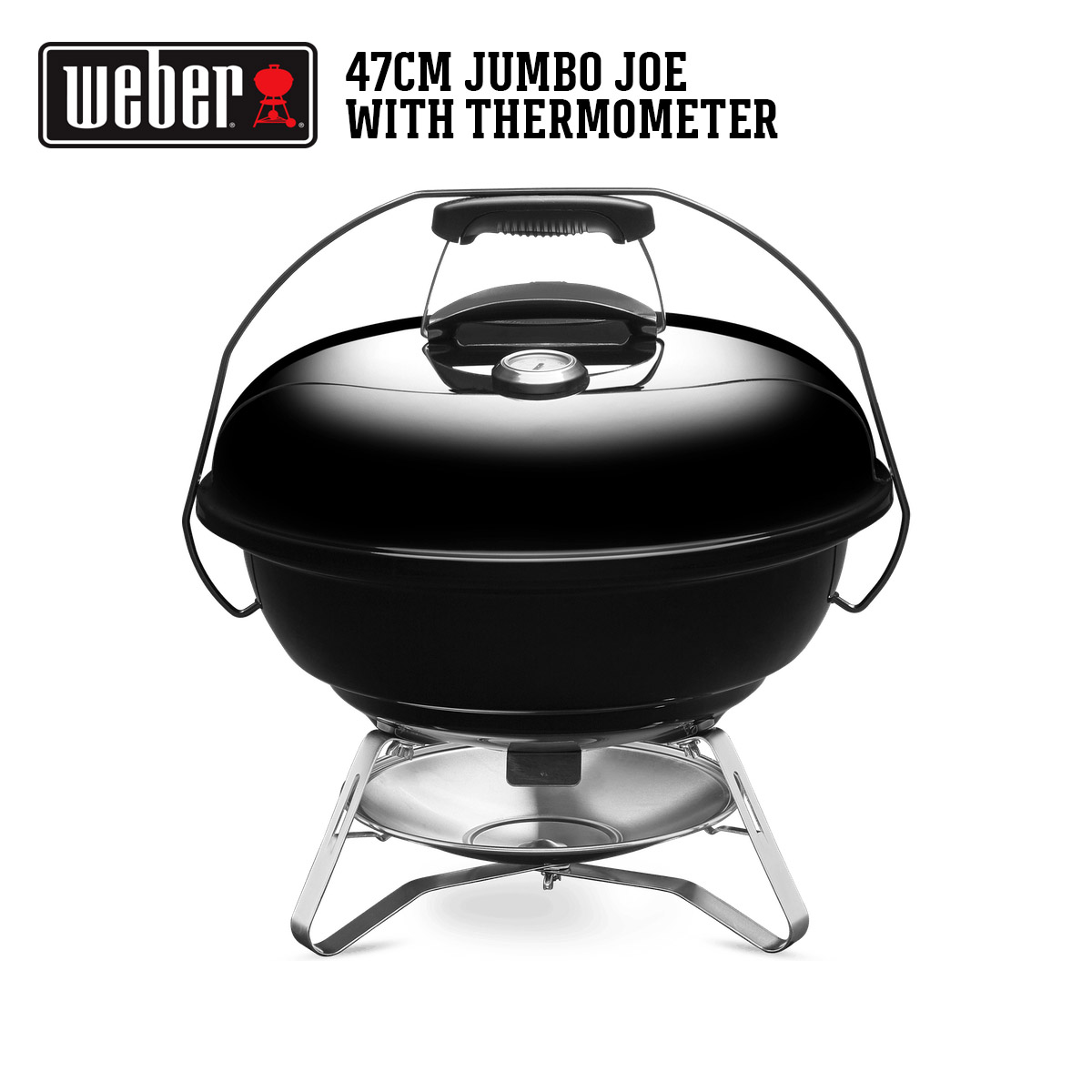 WEBER เตาถ่านบาร์บีคิว Jumbo Joe with Thermometer 47ซม. สีดำ - บริษัท ...